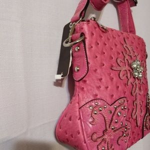 Unbranded | Bags | Womens Pink Western Crossbody Purse | Poshmark